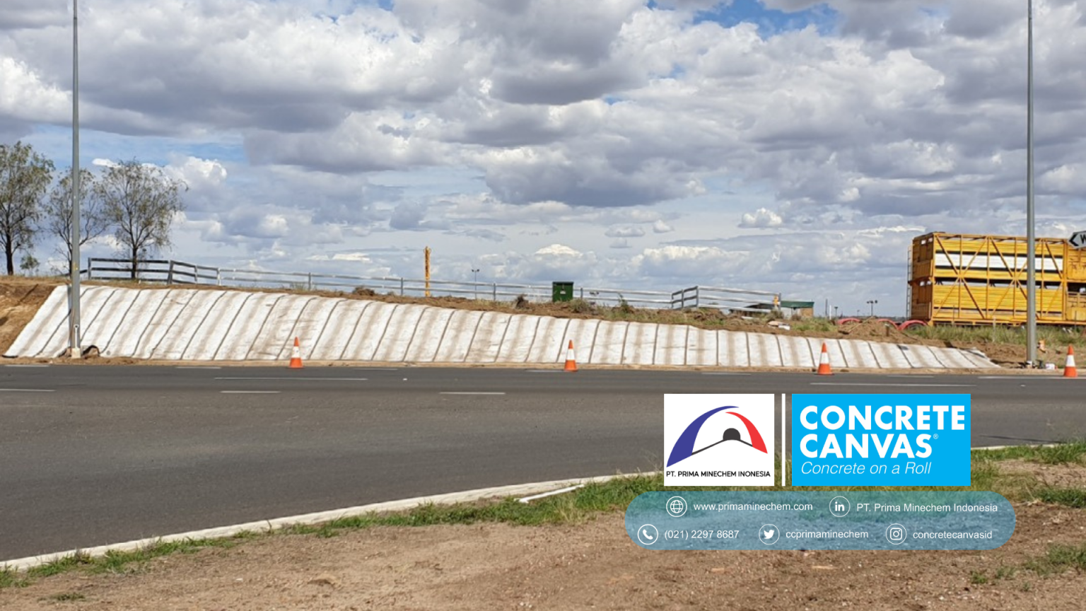 Inovasi Terbaru di Jalan Tol: Concrete Canvas Memudahkan Perbaikan ...